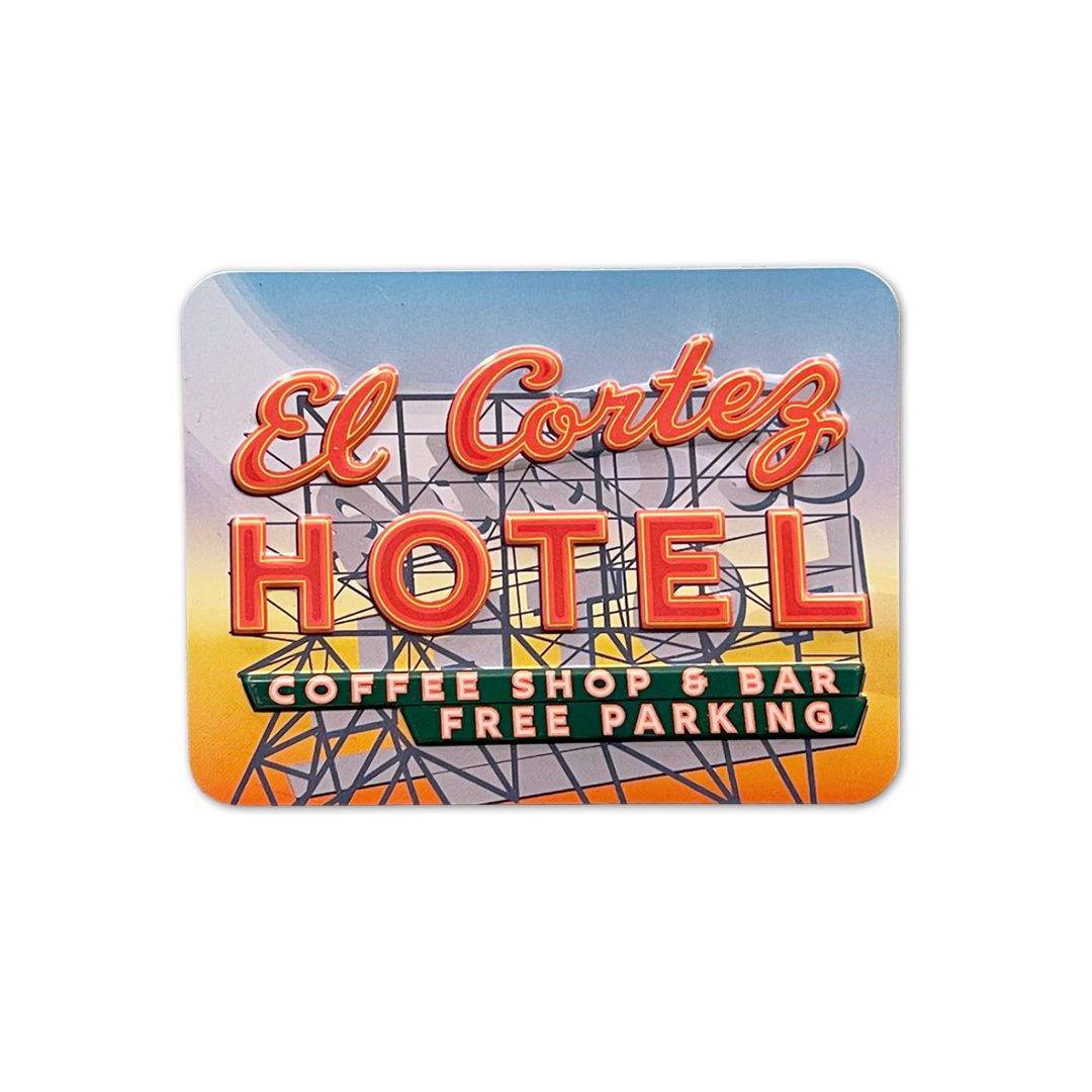 El Cortez Hotel & Casino | Neon Sign Magnet – El Cortez Hotel Casino